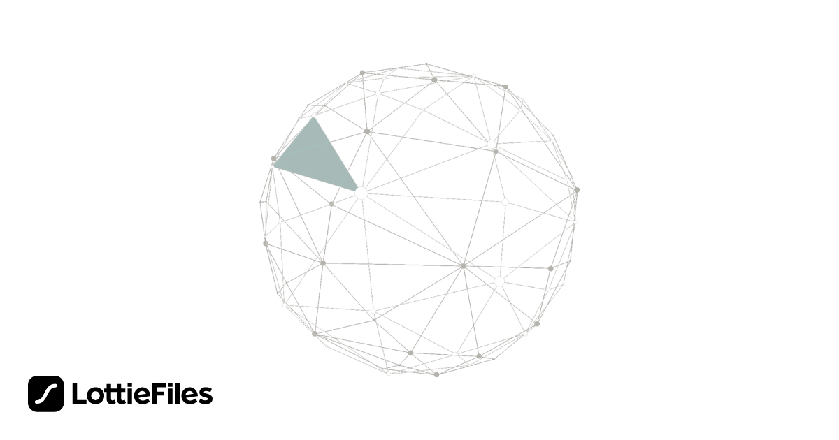 Free Rotating Icosphere C.K.A.S Animation by Ana | LottieFiles