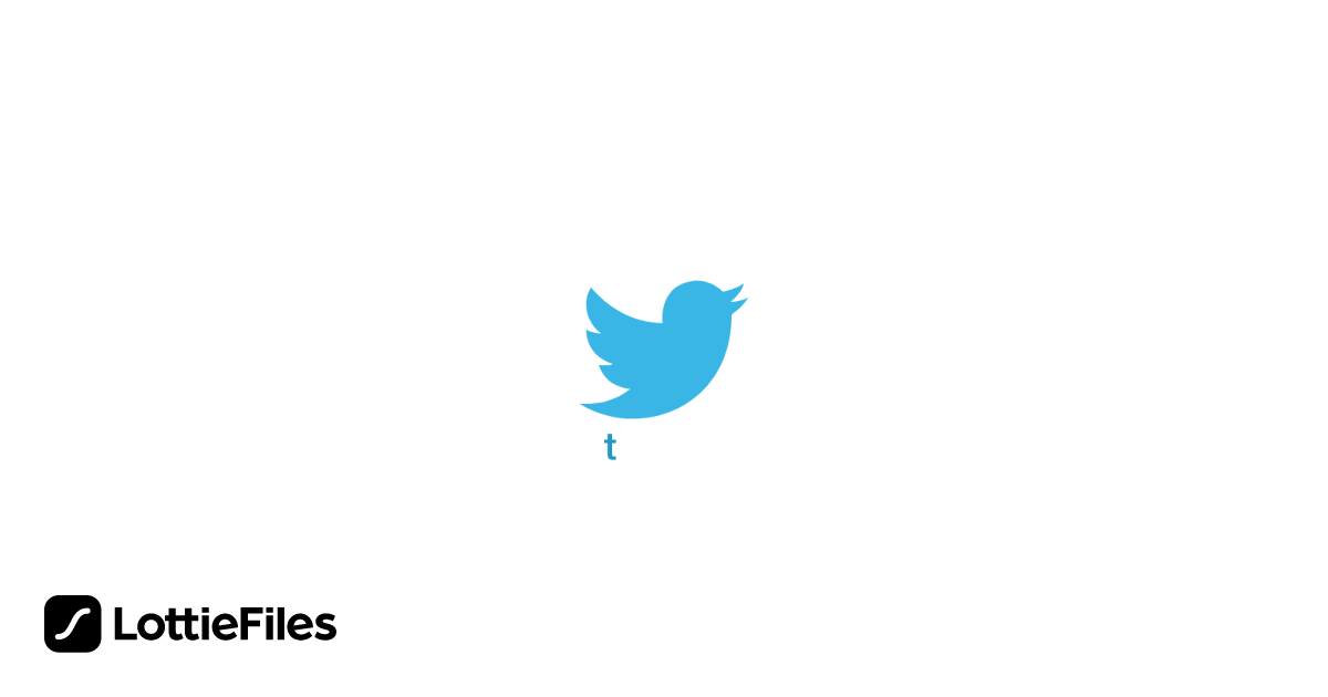 Free Twitter Icon Animation by Byron Guzman | LottieFiles