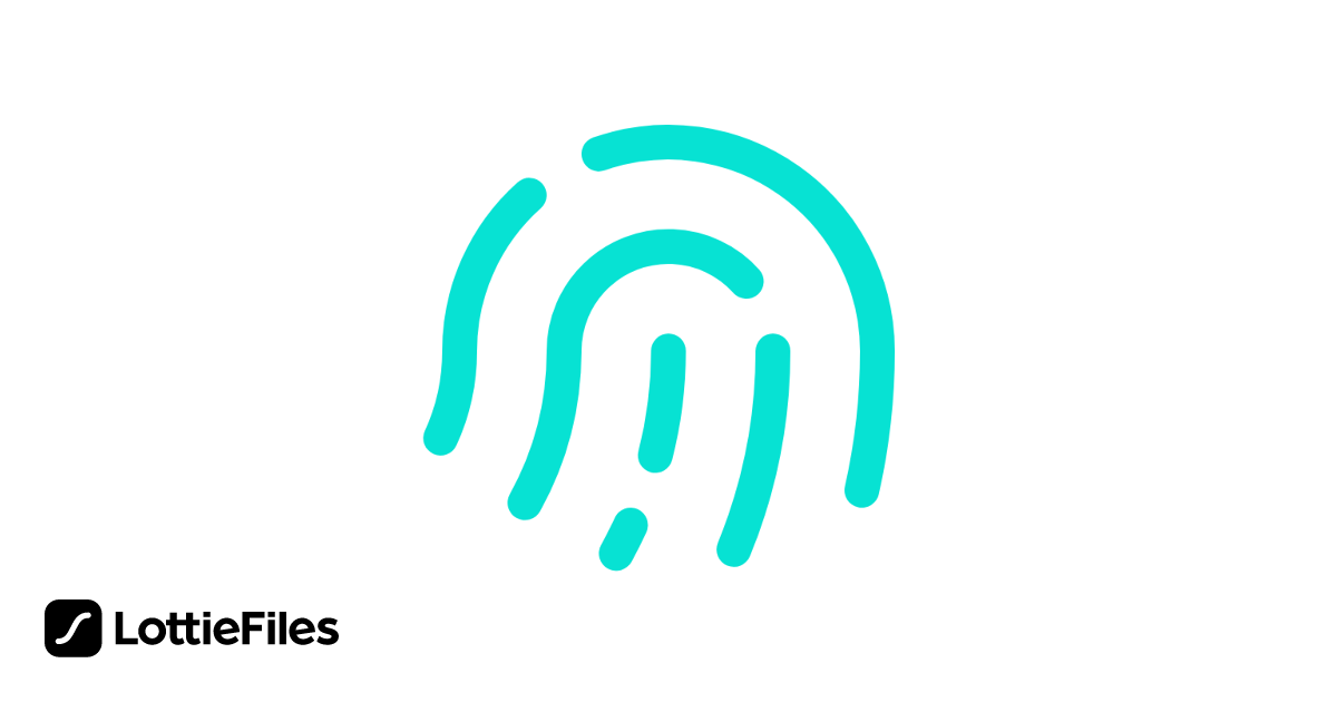 Free Fingerprint Icon Animation Animation by Shubham | LottieFiles