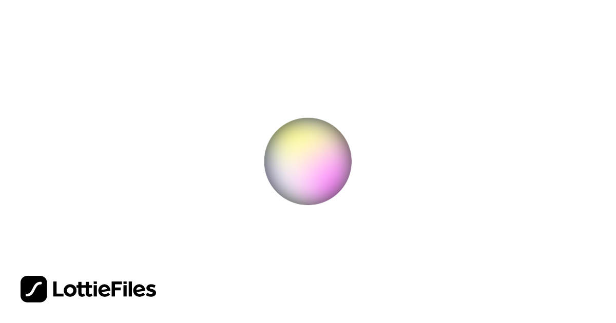 Free Gradient Rotating Sphere Animation by Nicolaas | LottieFiles
