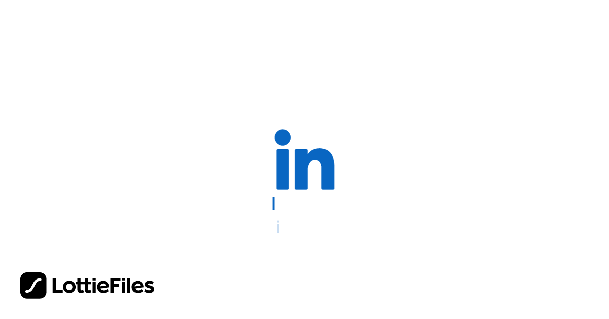 Free Linkedin Icon Animation by Byron Guzman | LottieFiles