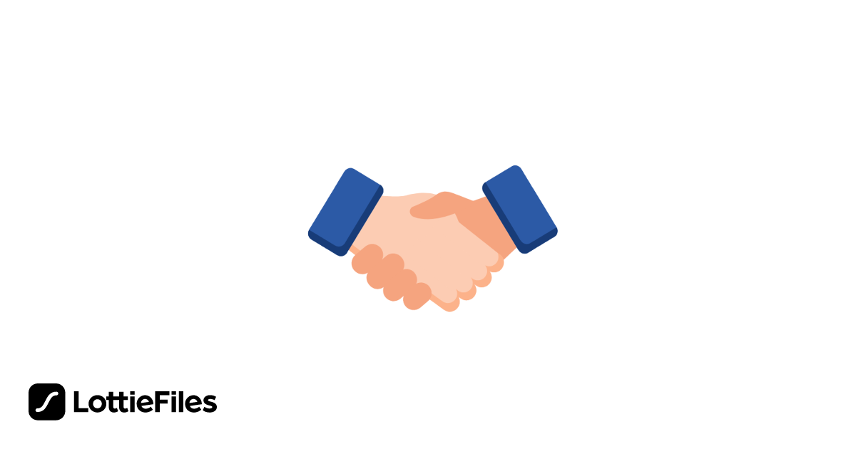 Free Shake Hands Animation by Dhinesh | LottieFiles