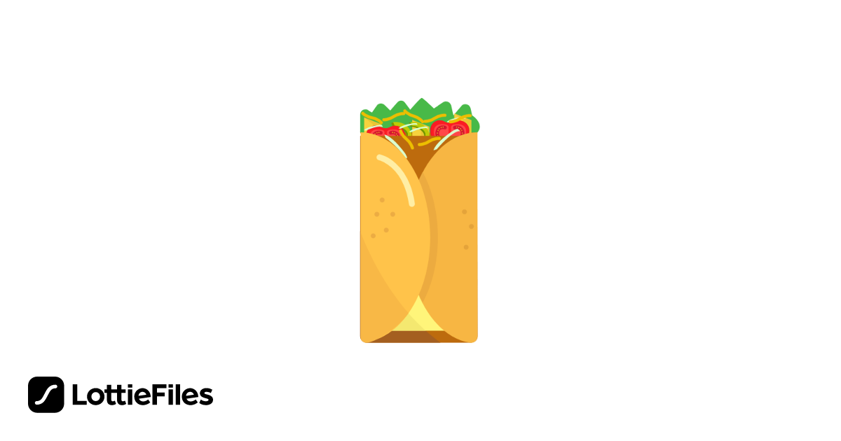 Free Mexican Burrito Animation by Dhinesh | LottieFiles