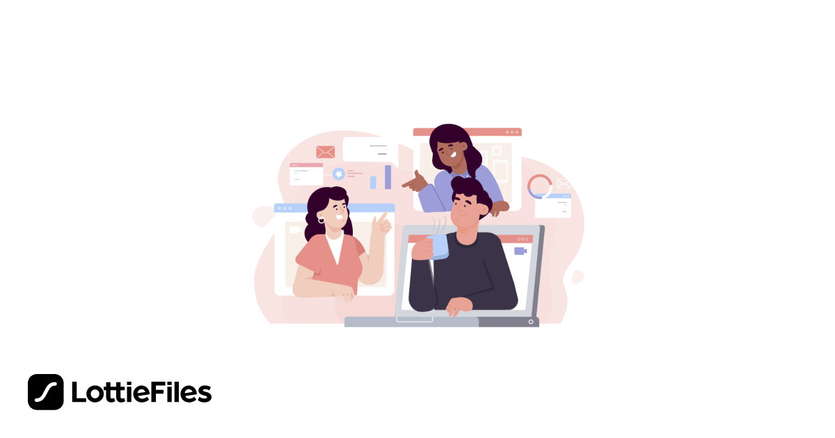 Free Online Team Collaboration Animation Animation by Motion Pixels ...