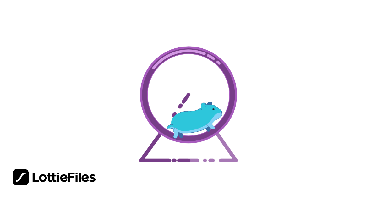 Free Hamster loader Animation by Alexandre Breton | LottieFiles
