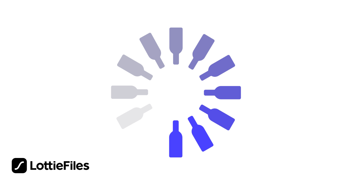 Free Bottle Animation by Diana | LottieFiles