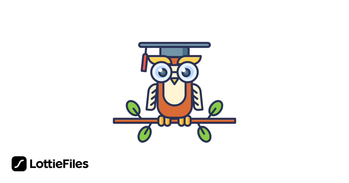 Free Professor Owl Animation by Bashir | LottieFiles