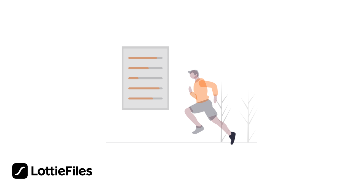 Free Running Stats Animation by Aubrey Backscheider | LottieFiles