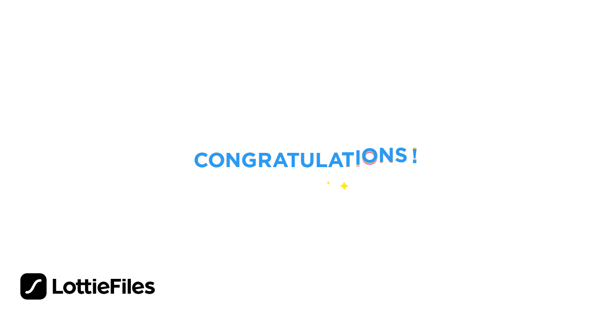 Free congrats Animation by Technical | LottieFiles