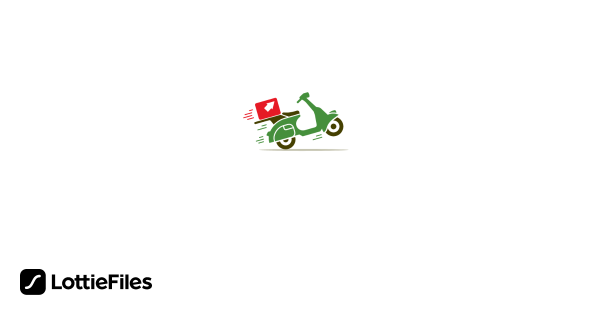 Free delivery bike Animation by Abhi | LottieFiles