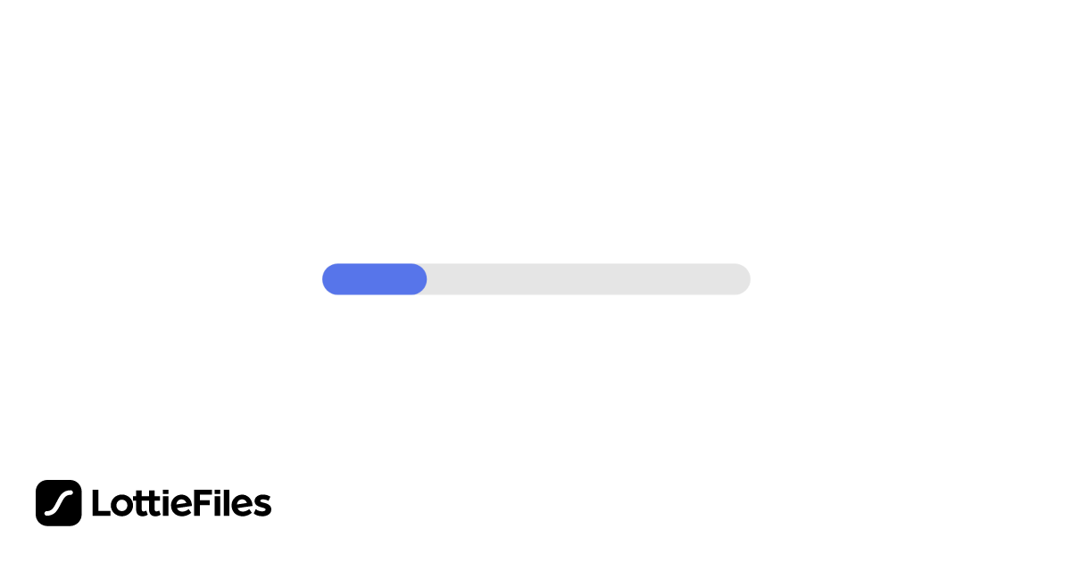 Animación gratuita de Basic Loading Progress Bar por Jonathan-Dunphy | LottieFiles