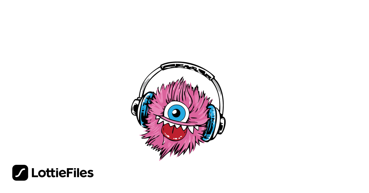 Free Music Monster Animation by LifeSigner | LottieFiles