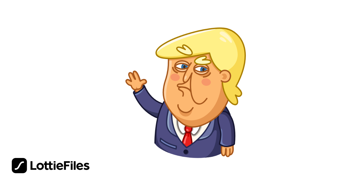 Free President Trump 01 Animation by Larry double | LottieFiles