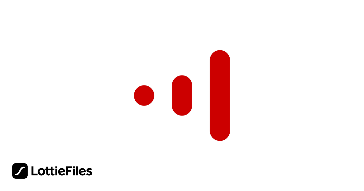 Free Dark Red Equalizer Animation by Joel | LottieFiles