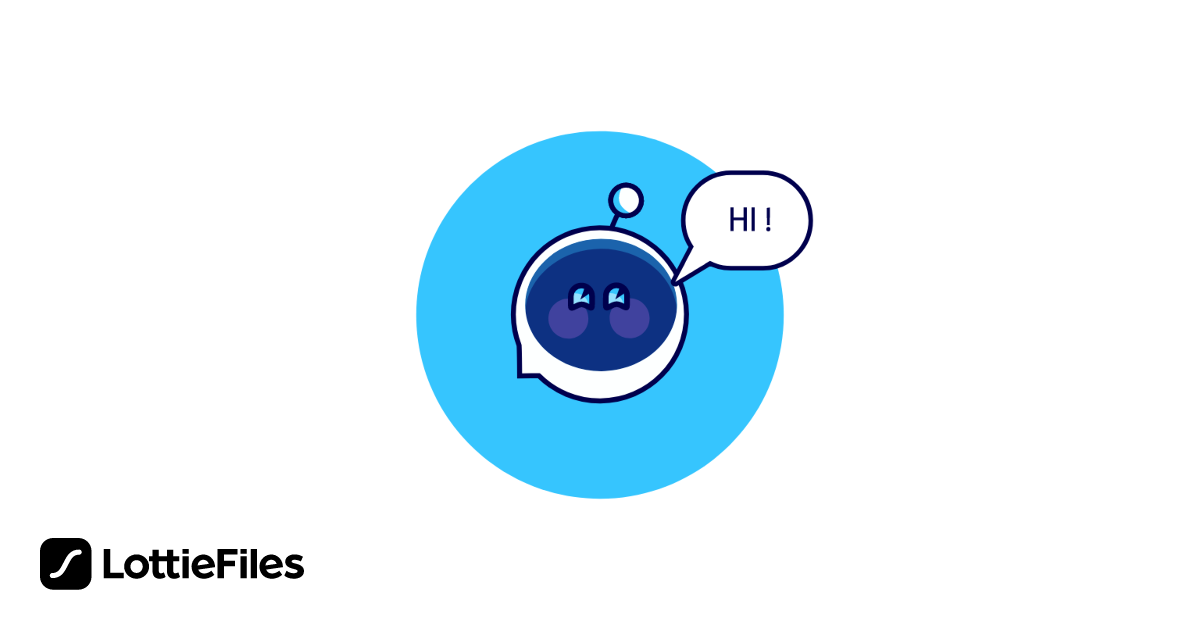 Free Chatbot Animation by JAStudio | LottieFiles