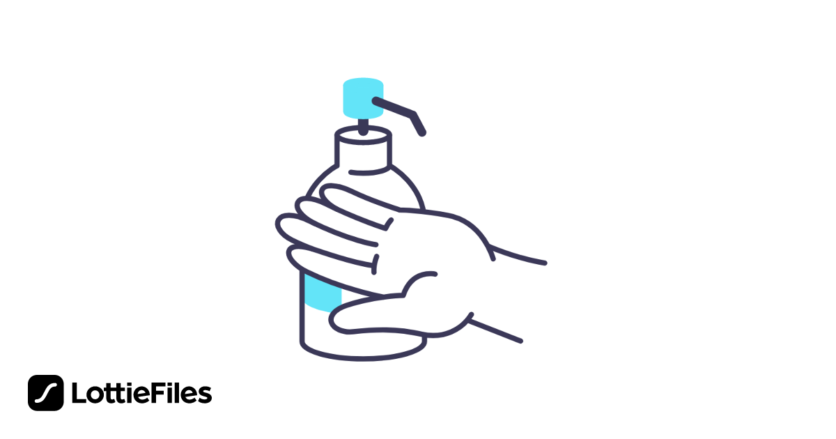 Free Sanitize Your Hands Animation by Drawer Design | LottieFiles