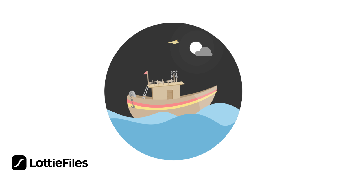 Free Boat Animation by vignesh | LottieFiles