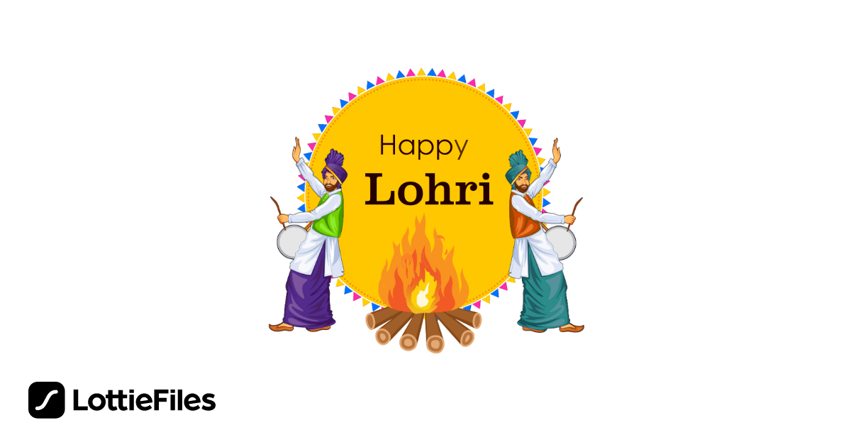 Free Happy Lohri Animation by Parvinder cing | LottieFiles
