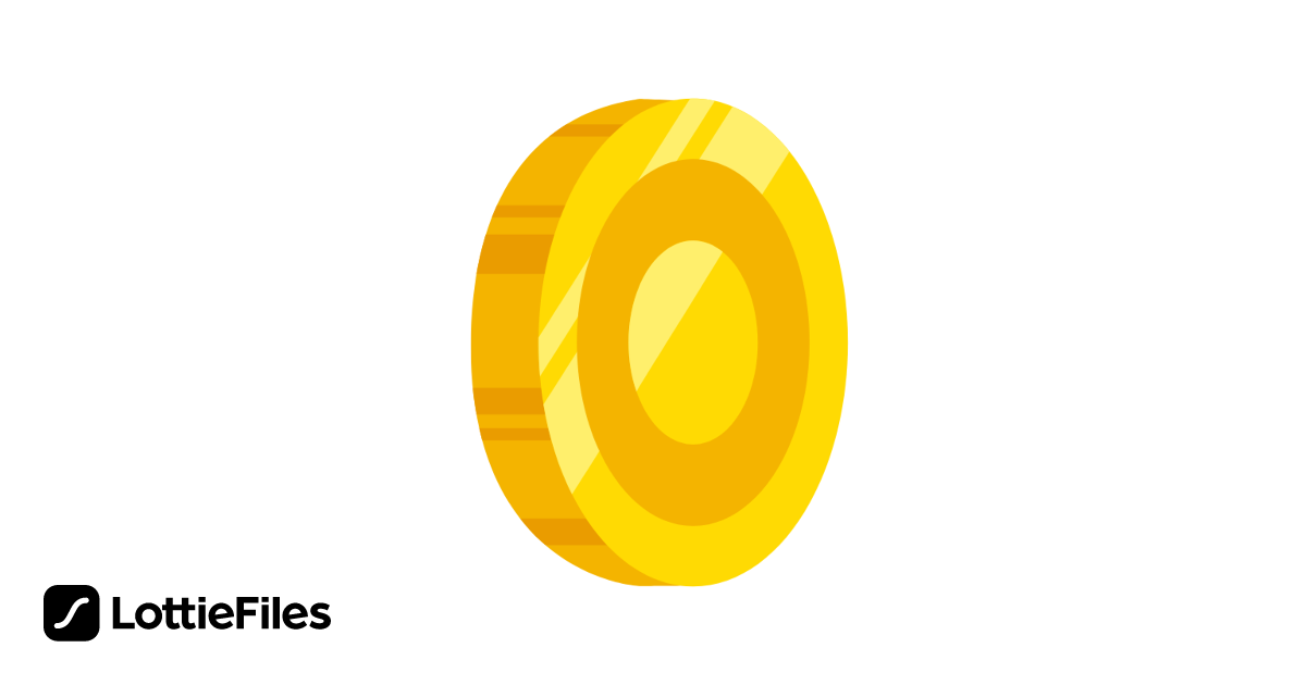 Free 2D Rotating gold coin Animation by Tao Bimmy | LottieFiles