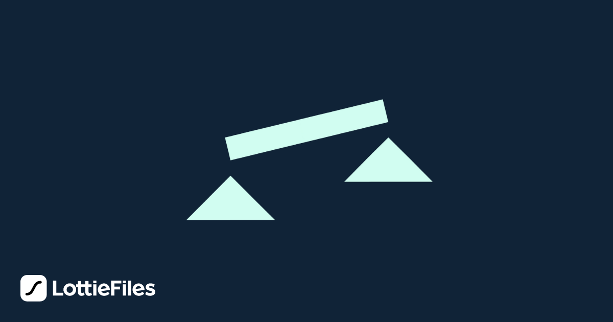 Free Geometric Justice logo Lottie JSON animation Animation by Weblodge ...