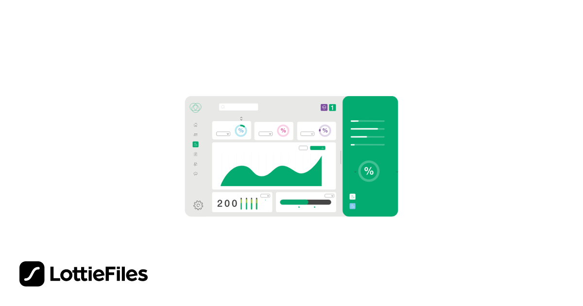 Free Dashboard - BI Animation by Nestor Magariños | LottieFiles