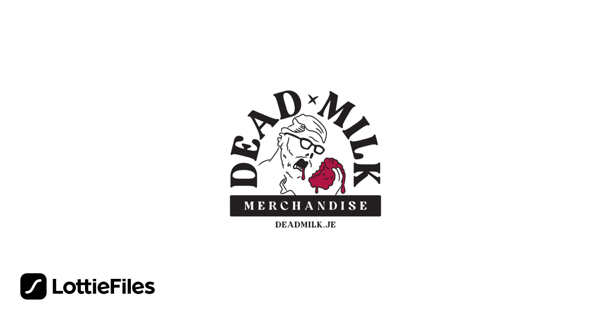 Free Dead Milk Merchandise Animation by LiamNunn | LottieFiles