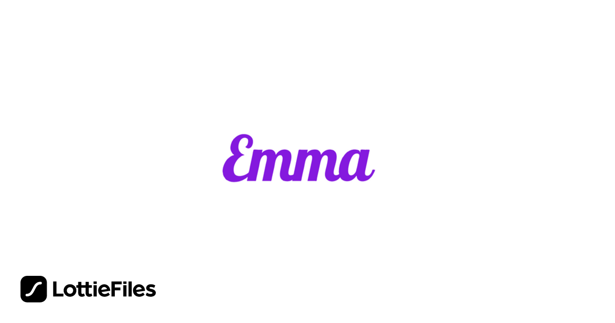 Free Emma Logo Animation by Emma EunKyo | LottieFiles