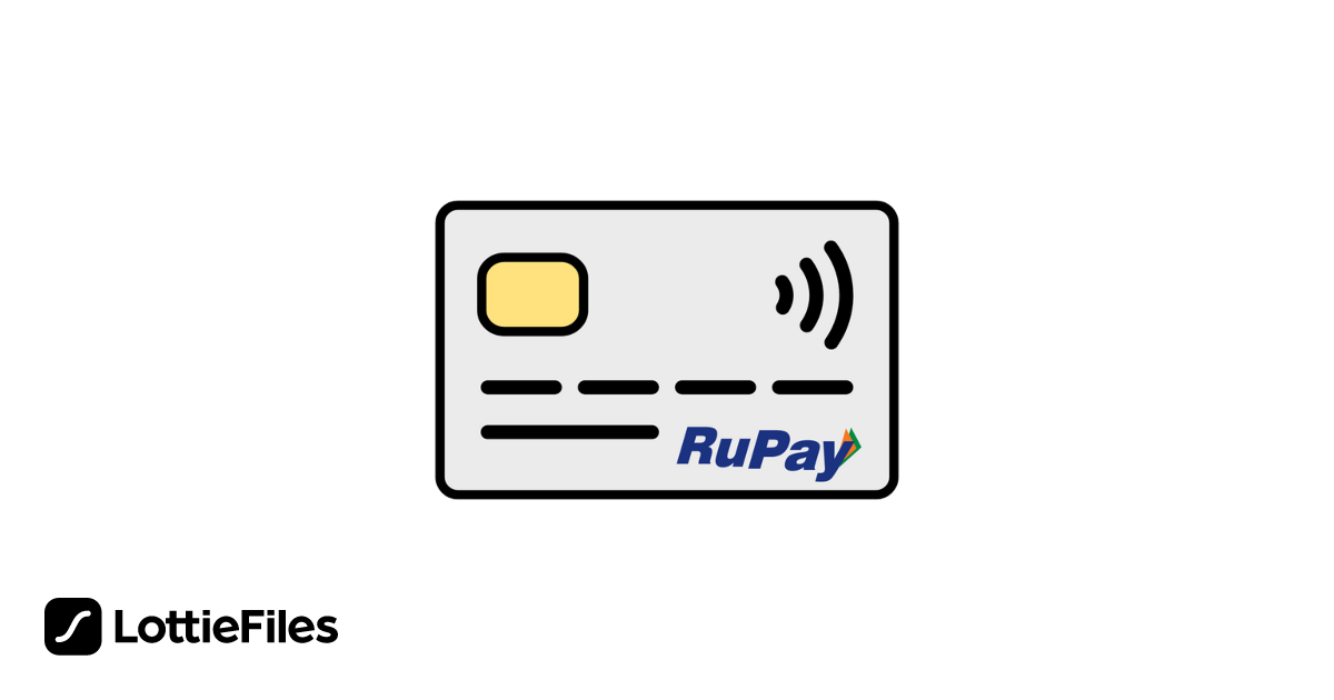 Free RuPay Credit card Animation by saleem khan | LottieFiles
