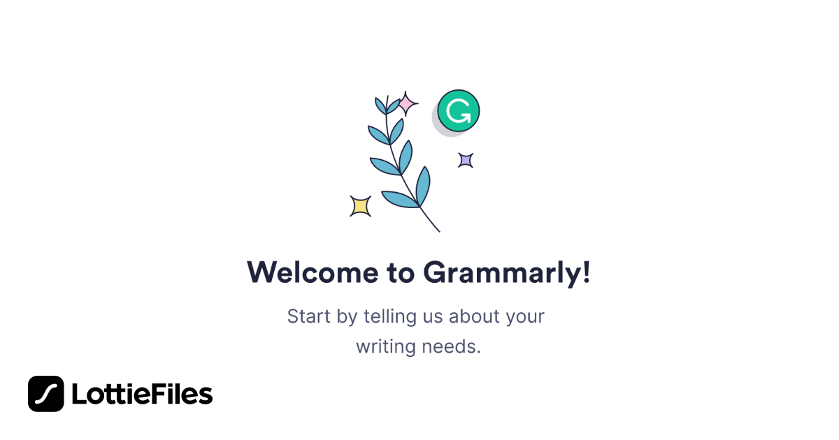 Free Grammarly animation #3 Animation by buryastorm | LottieFiles