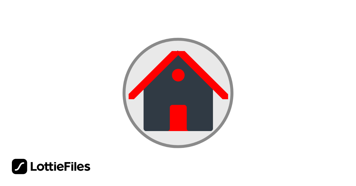 Free House Icon Animation by Nat Media | LottieFiles