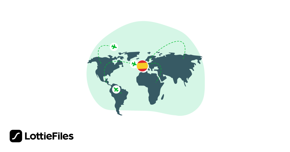 Free arrived to spain Animation by DIFERENTE MARKETING | LottieFiles