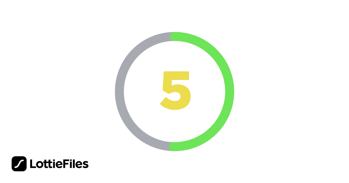 Free Timer Countdown Animation by Naveen Madhan | LottieFiles