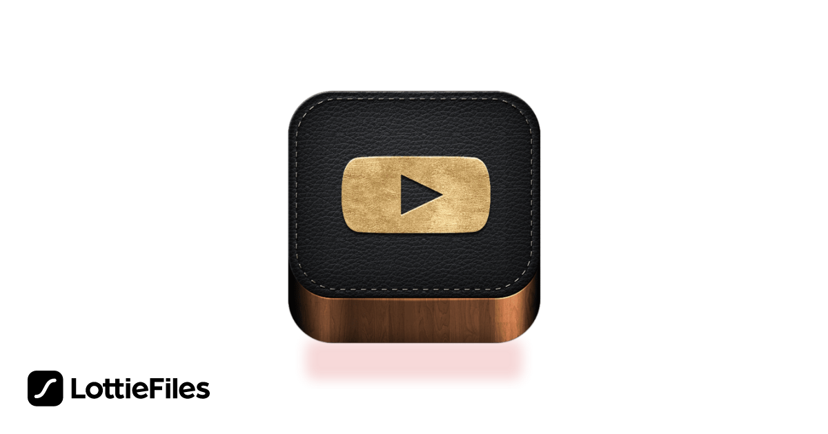 Free YouTube Channel Button Animation by Kishwar Jabeen | LottieFiles