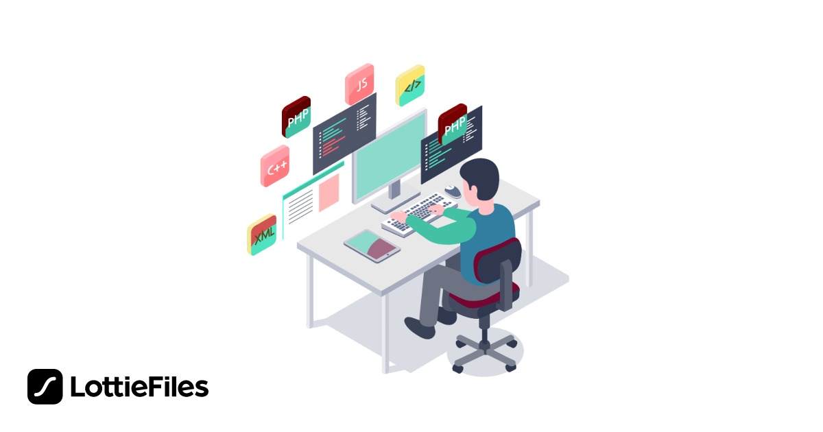 Free Coder Animation by Tempo Mail | LottieFiles