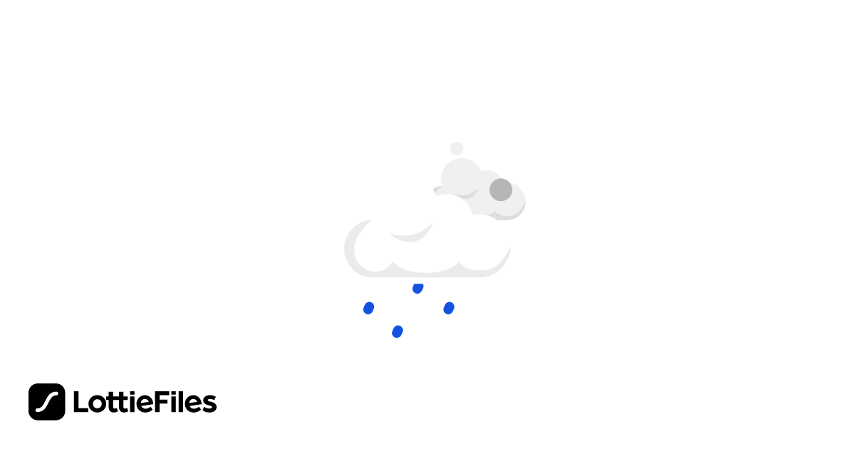 Free rain Animation by Dan | LottieFiles