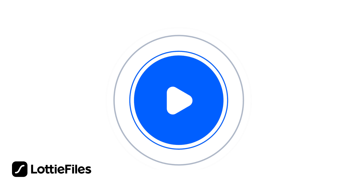 Free Play button animation Animation by Bashir | LottieFiles