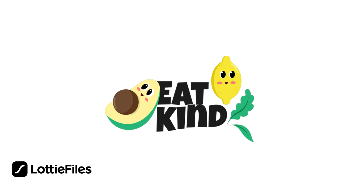 Free Eat Kind Animation by Brian | LottieFiles
