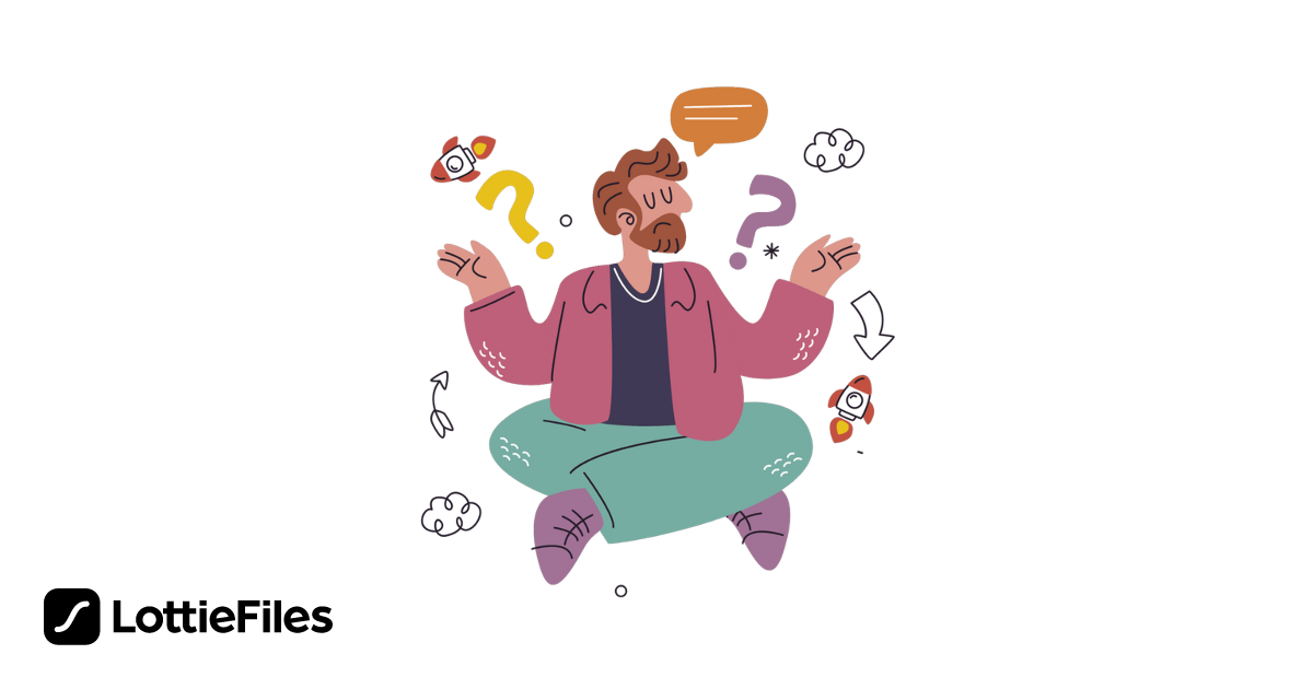 Free Questions Stickers Animation by Abdul Latif | LottieFiles