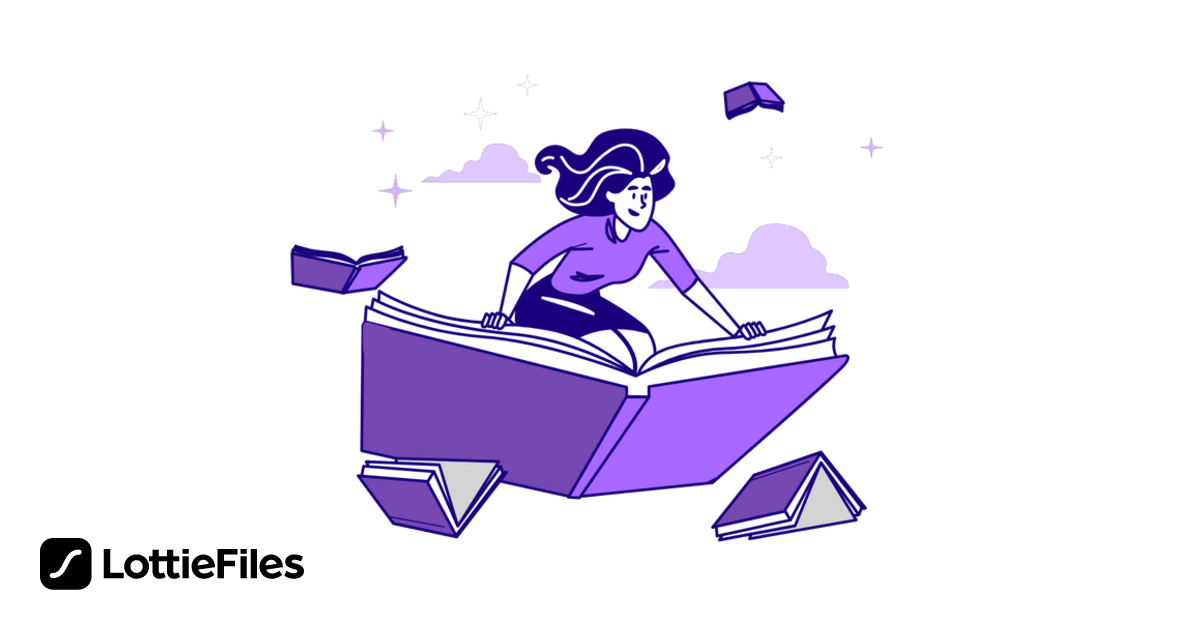 Free Book fly Animation by Hoanganh | LottieFiles