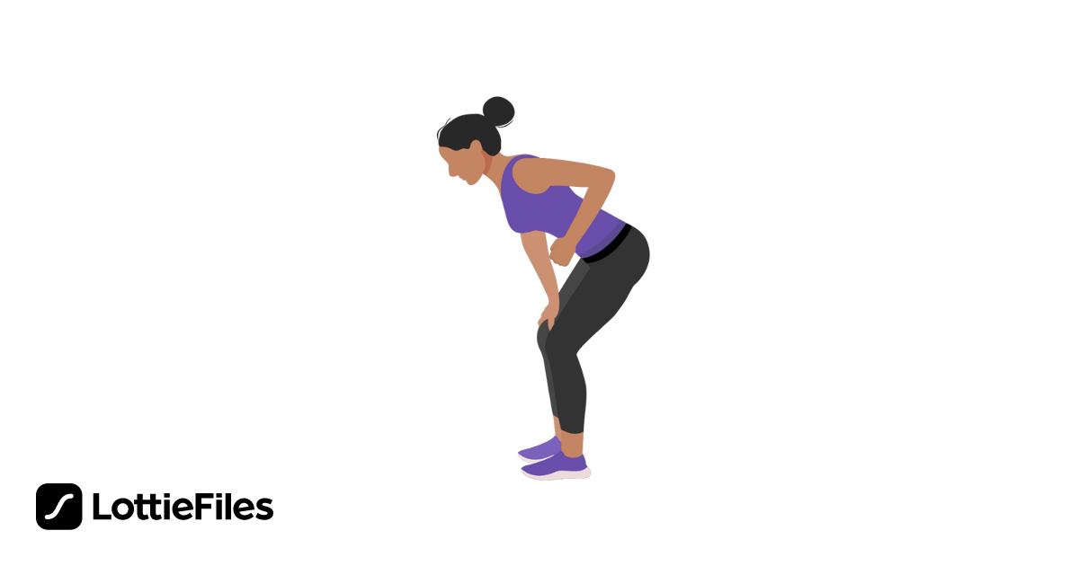 Free Bent-over Row (Side)- Exercise animation Animation by Aswathy ...