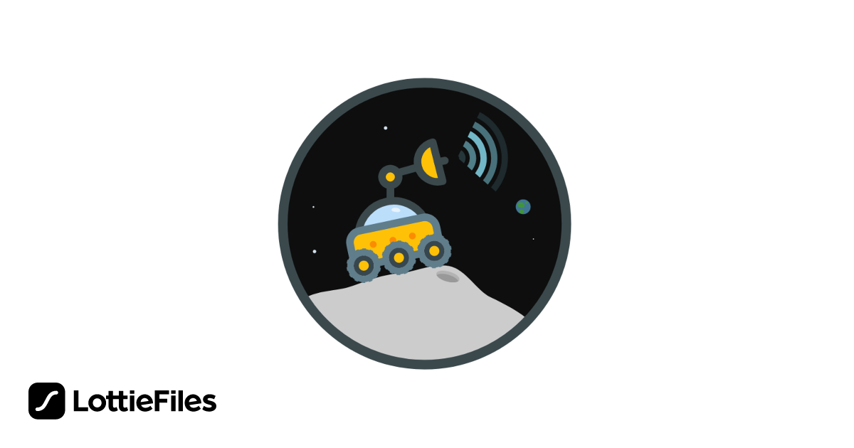 Free Moon Rover Animation by Chris | LottieFiles