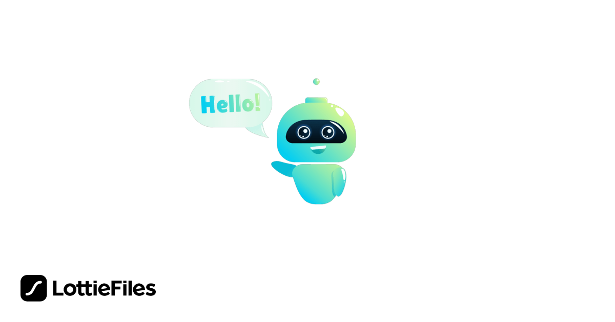 Free Robot Hello Animation by manju | LottieFiles