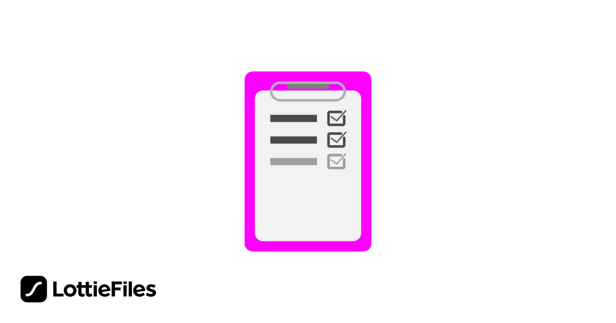 Free List Animated Icon Animation by Poritos Roy | LottieFiles
