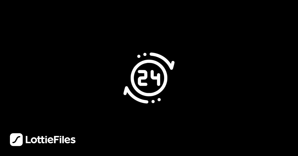Free 24 Hours Animation by Chương | LottieFiles