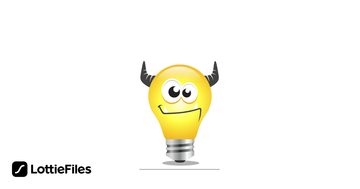 Free Bulb Monster Animation by Brian | LottieFiles