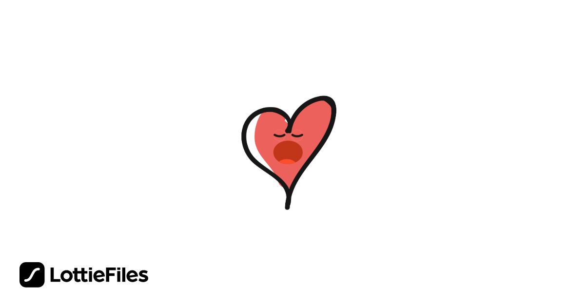 Free Yawning - Heart Animation by Akash Wadhwani | LottieFiles