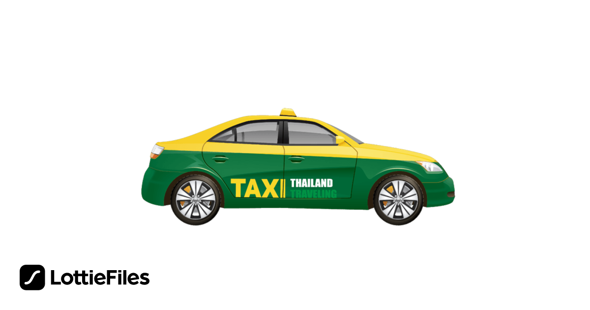 Free Taxi thailand Animation by suppanut | LottieFiles