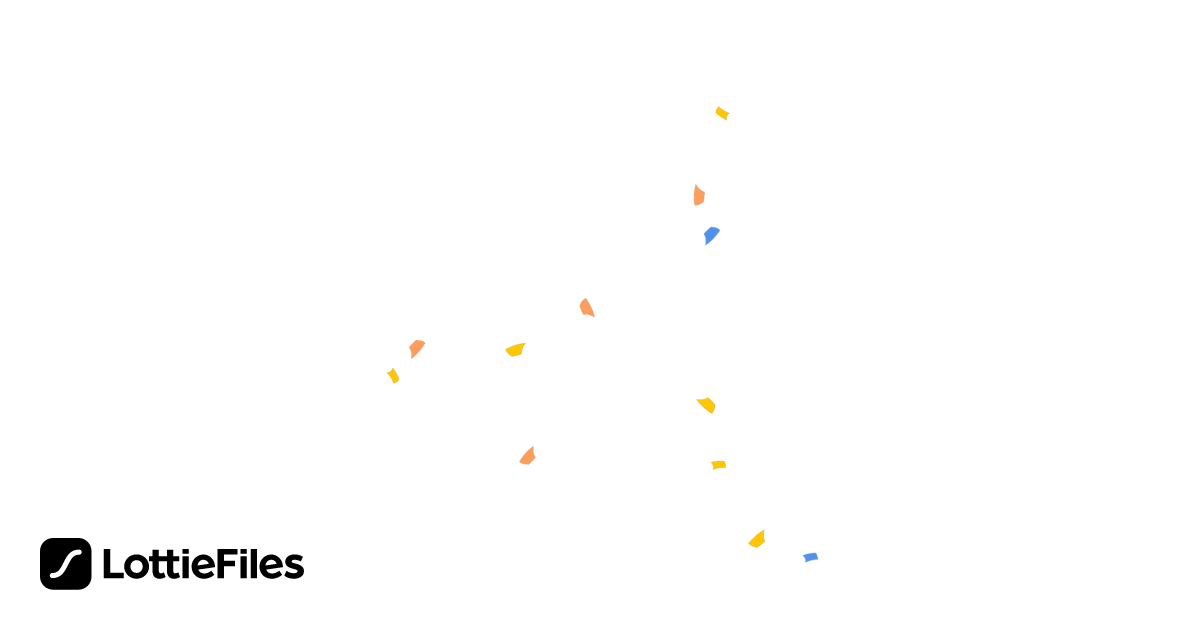 Free confetti Animation by Ju Hyun | LottieFiles