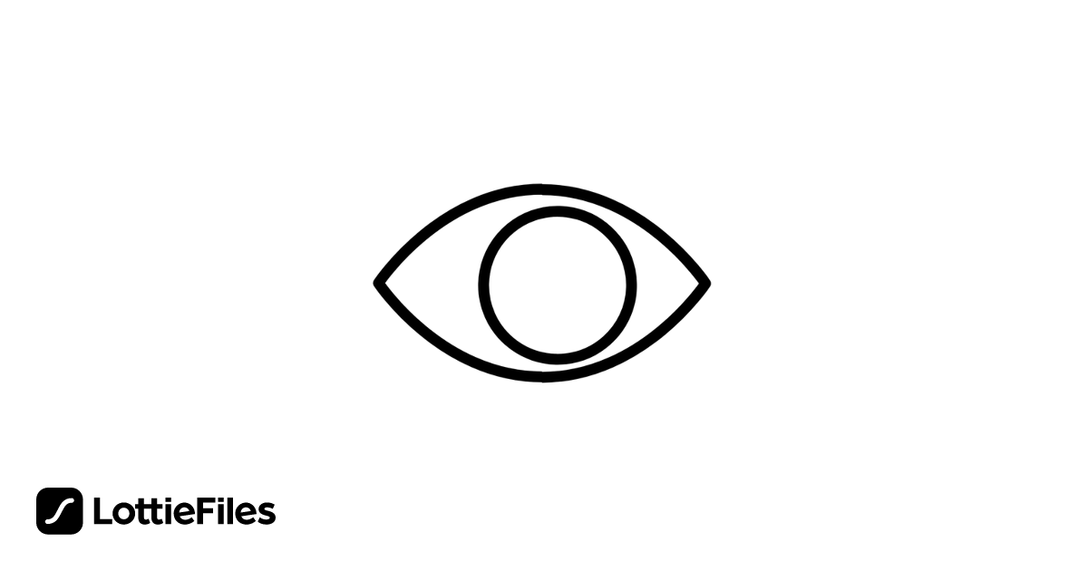 Free eye blinking Animation by Jason | LottieFiles
