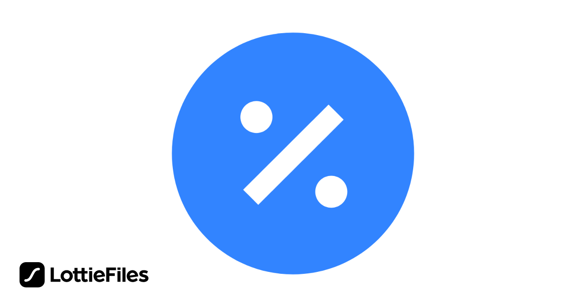 Free Percent Animation by Alan Temiraev | LottieFiles